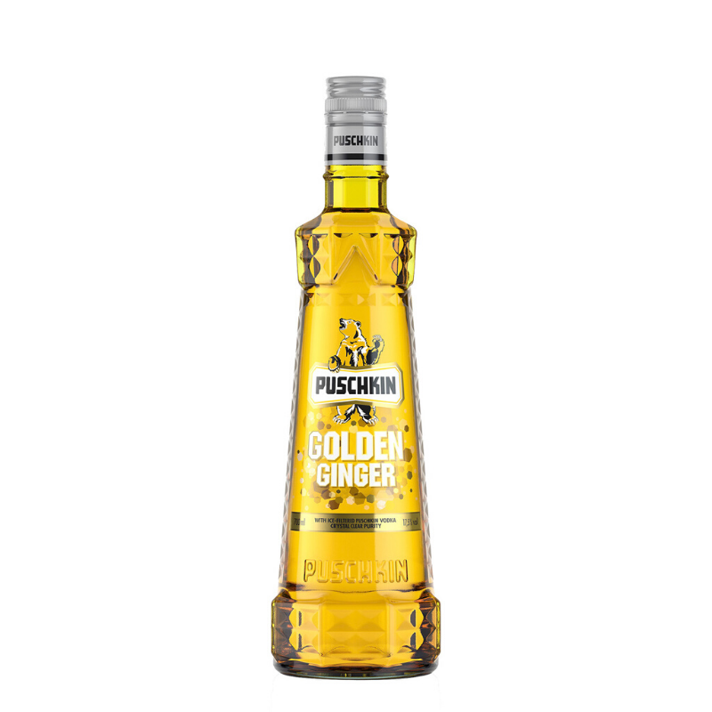 Puschkin Golden Ginger Vodka Liqueur 17.5% 70cl - Logic International Ltd.